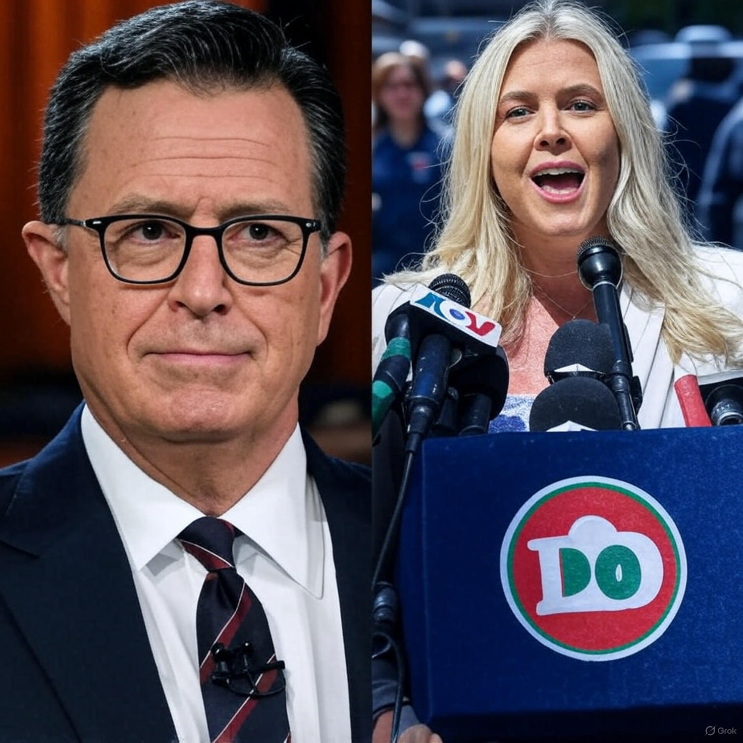 A Stunning Twist Unfolds: Karoline Leavitt’s Fierce Takeover of Colbert ...
